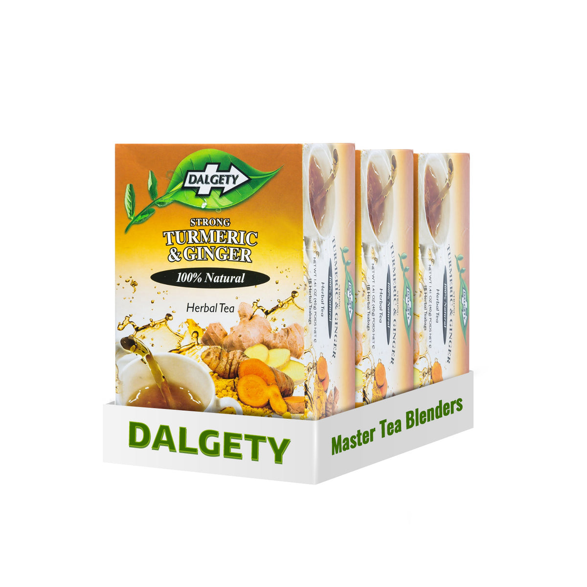 Dalgety Turmeric & Ginger Herbal Infusion (carton 40g) – Dalgety Teas